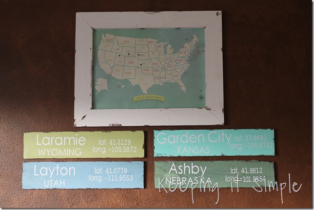 How to Make a Framed Map - Keeping it Simple