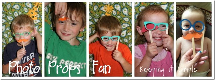 Cricut and Ubooly Kids Craft {Photo Props} - Keeping it Simple
