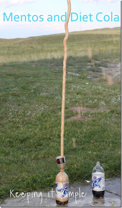 Mentos and Diet Cola = Awesome Family Night - Keeping it Simple