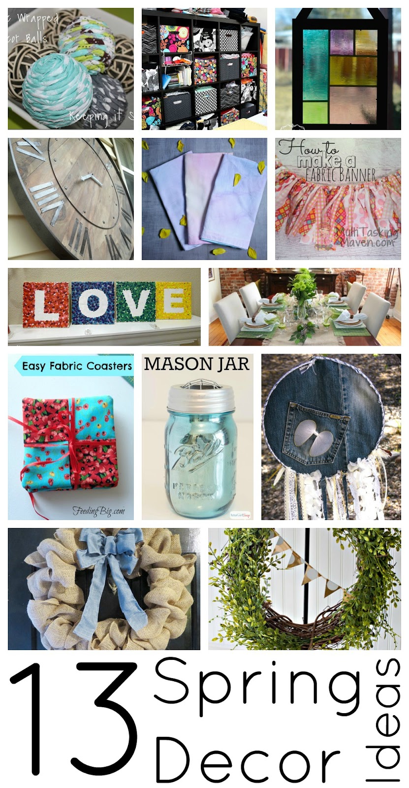 13 Spring Decor Ideas {MMM #272 Block Party} • Keeping it Simple