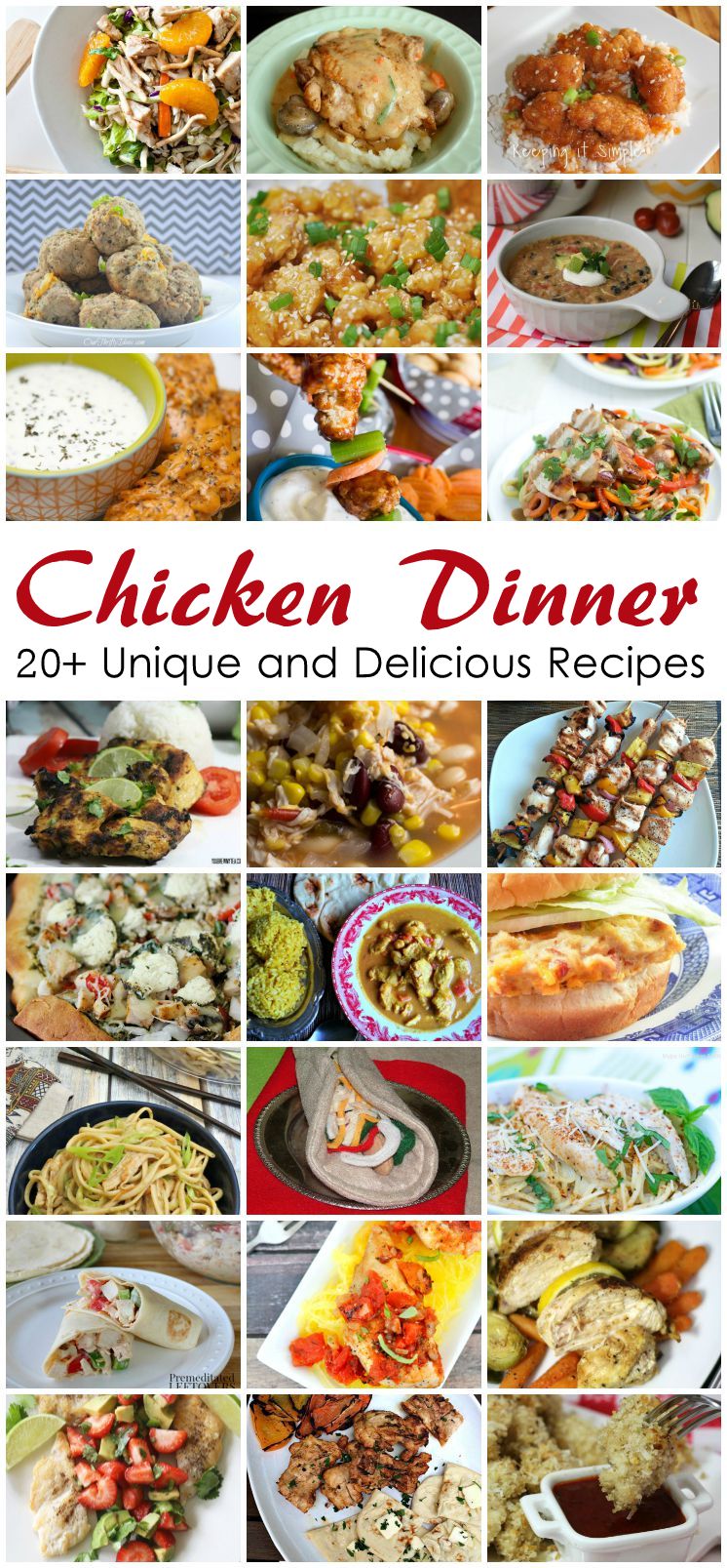 Chicken Dinner Recipes {MMM #295 Block Party} - Keeping it Simple