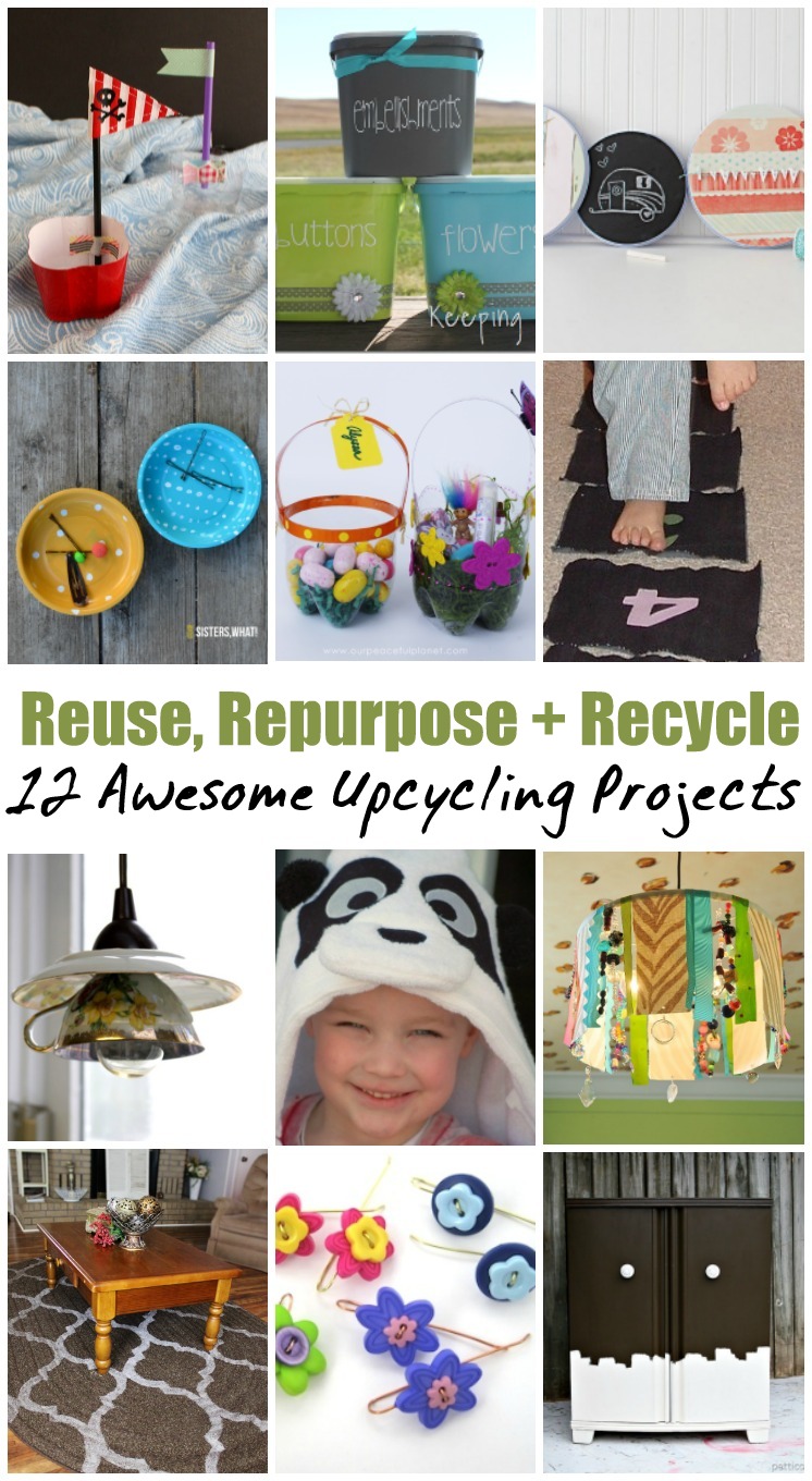 Reuse, Repurpose and Recycle Ideas and Crafts {MMM #323 Block Party ...