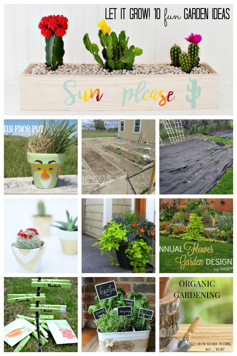 10 Fun Garden Ideas {MMM #334 Block Party} - Keeping it Simple