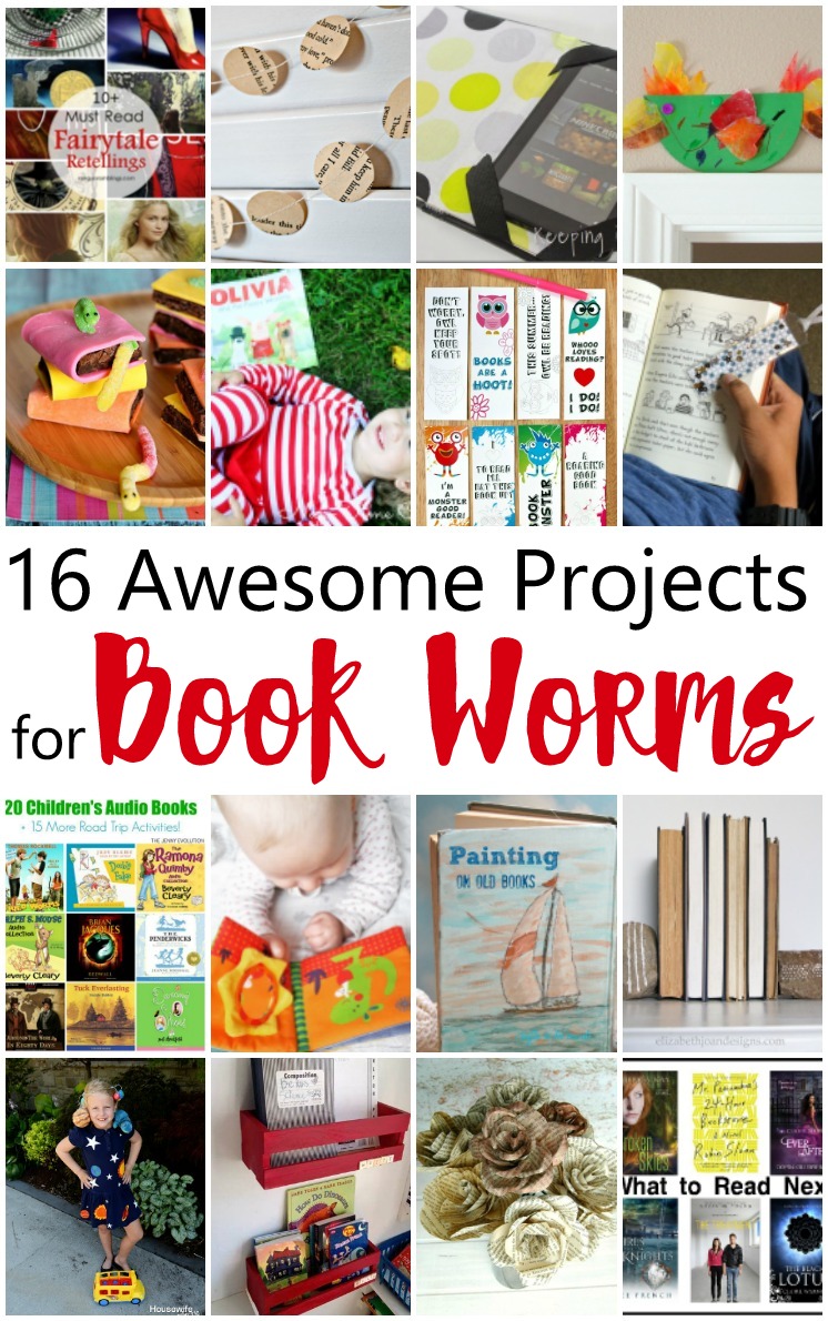 16 Awesome Projects for Book Worms {MMM #343 Block Party} - Keeping it ...