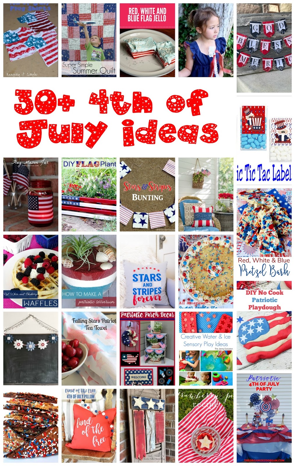 30+ 4th of July and Patriotic Ideas {MMM #388 Block Party} - Keeping it ...