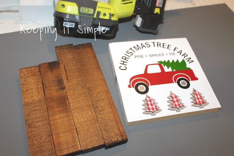 Christmas Tree Farm Sign {with Cut File} - Keeping it Simple