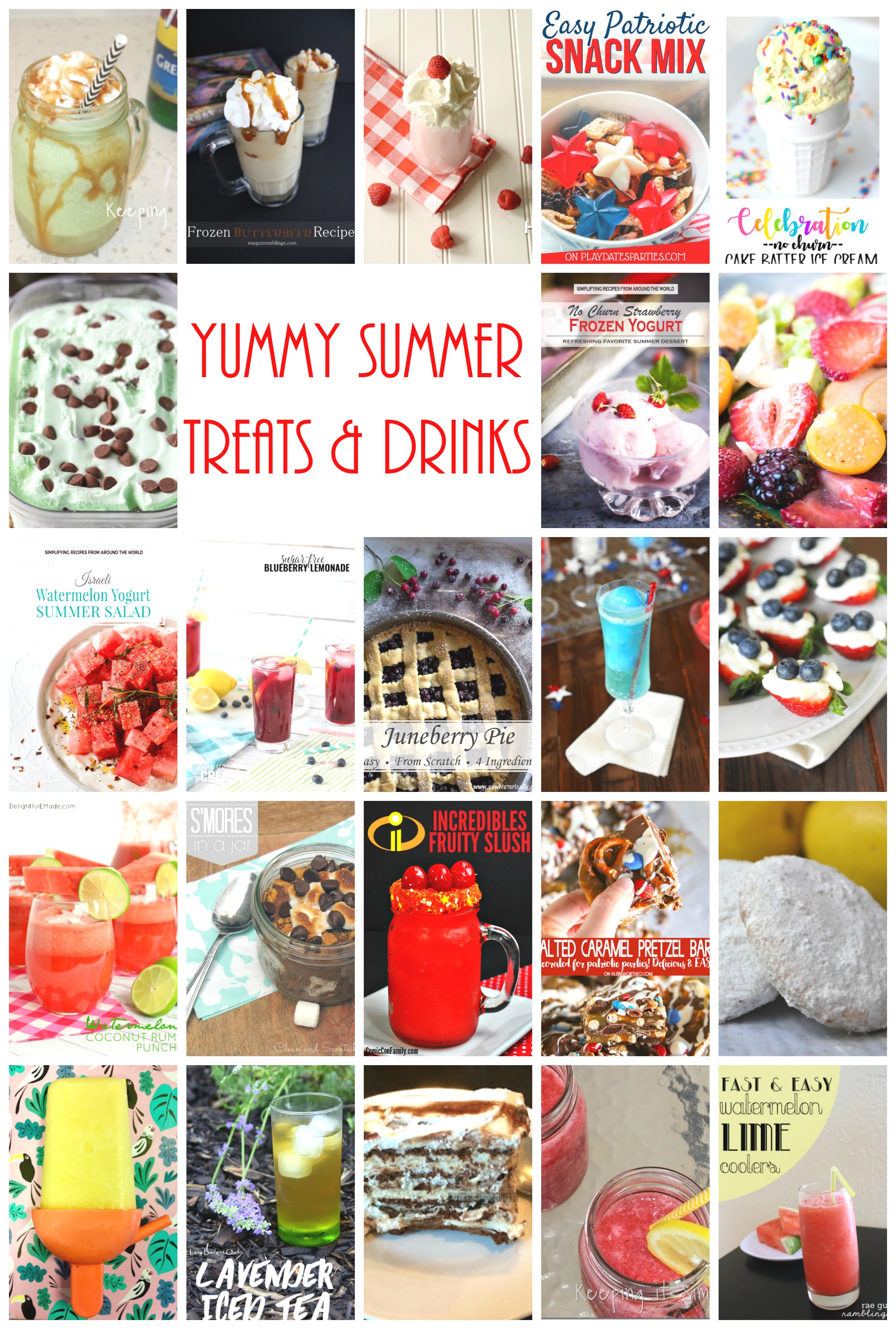 Yummy Summer Treats and Drinks {MMM #438 Block Party} - Keeping it Simple