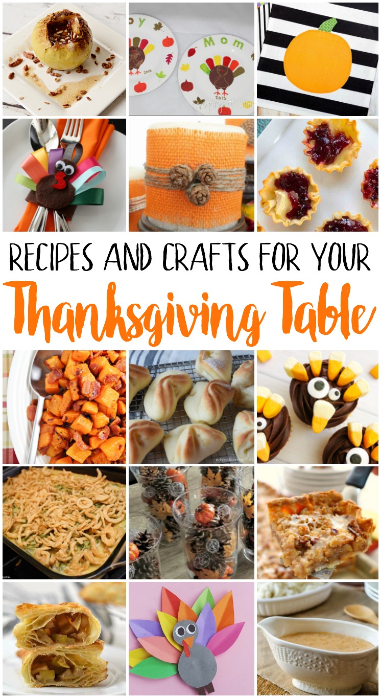 Thanksgiving Table Recipes and Crafts {MMM #457 Block Party} • Keeping ...