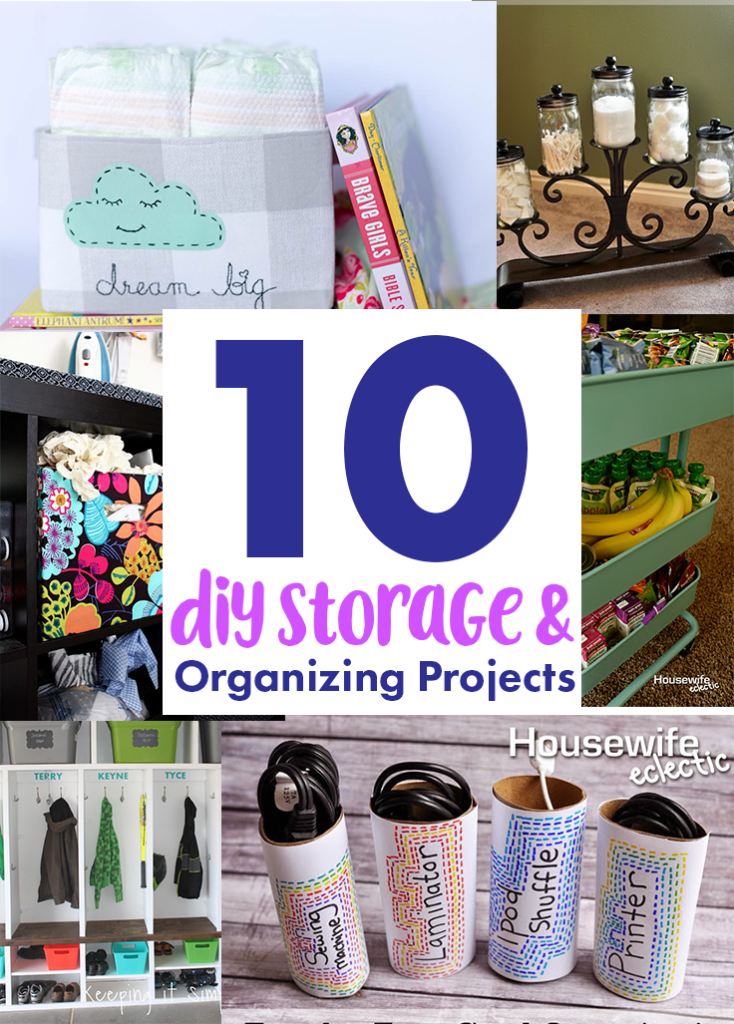 DIY Storage and Organizing Ideas {MMM #463 Block Party} - Keeping it Simple