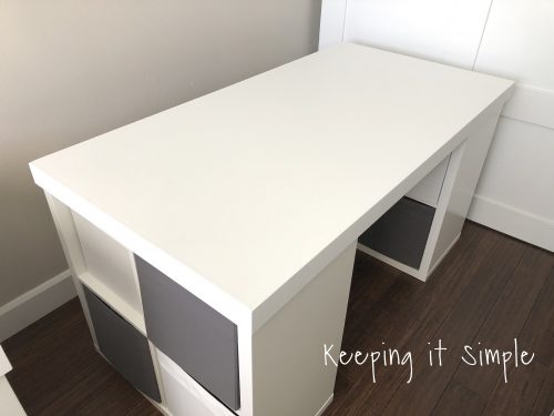 DIY Crafting Table {Vinyl Work Station} - Keeping it Simple
