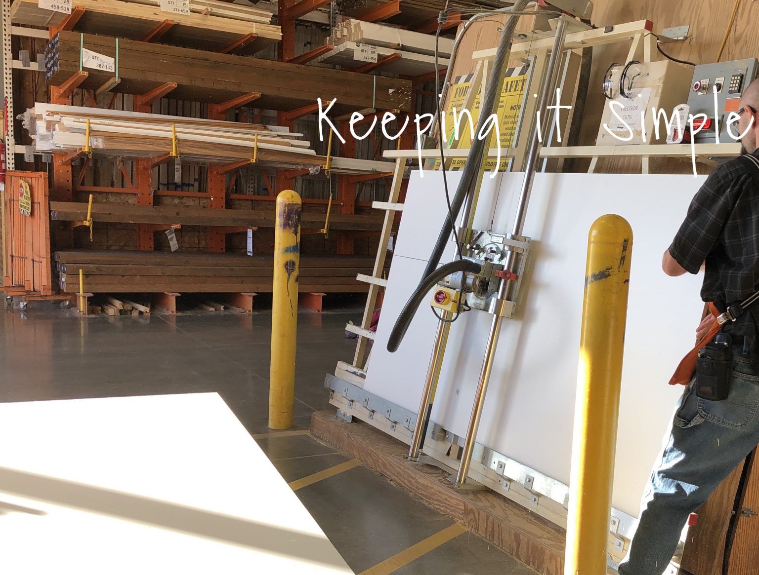 DIY Crafting Table {Vinyl Work Station} - Keeping it Simple