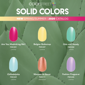 Color Street 2020 Spring Catalog - Keeping it Simple