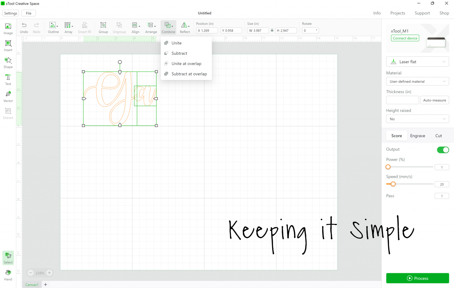 Beginners Guide to the xTool M1- How to Use xTool Creative Space