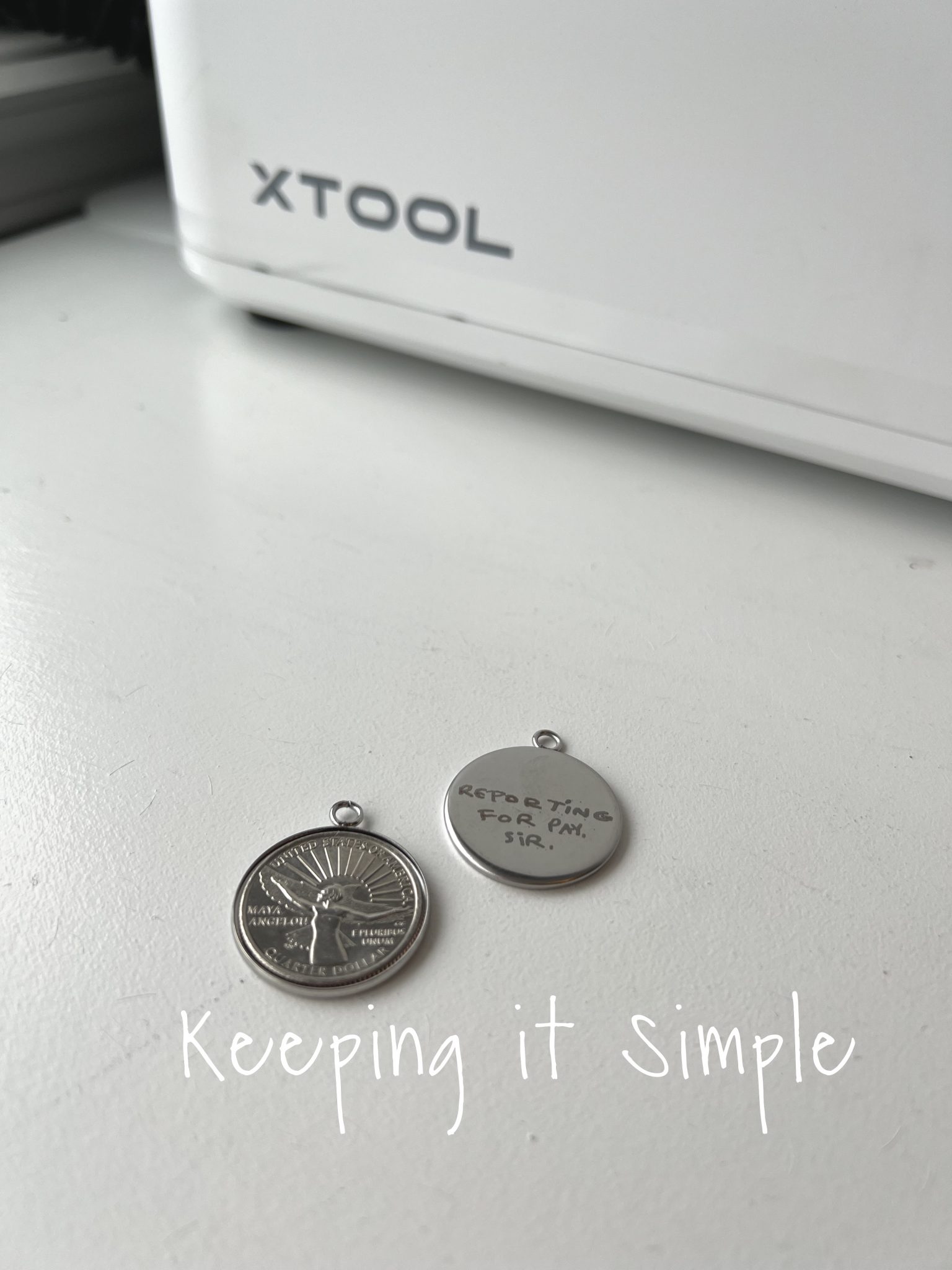 How to Engrave Handwriting onto Metal with a xTool - Keeping it Simple
