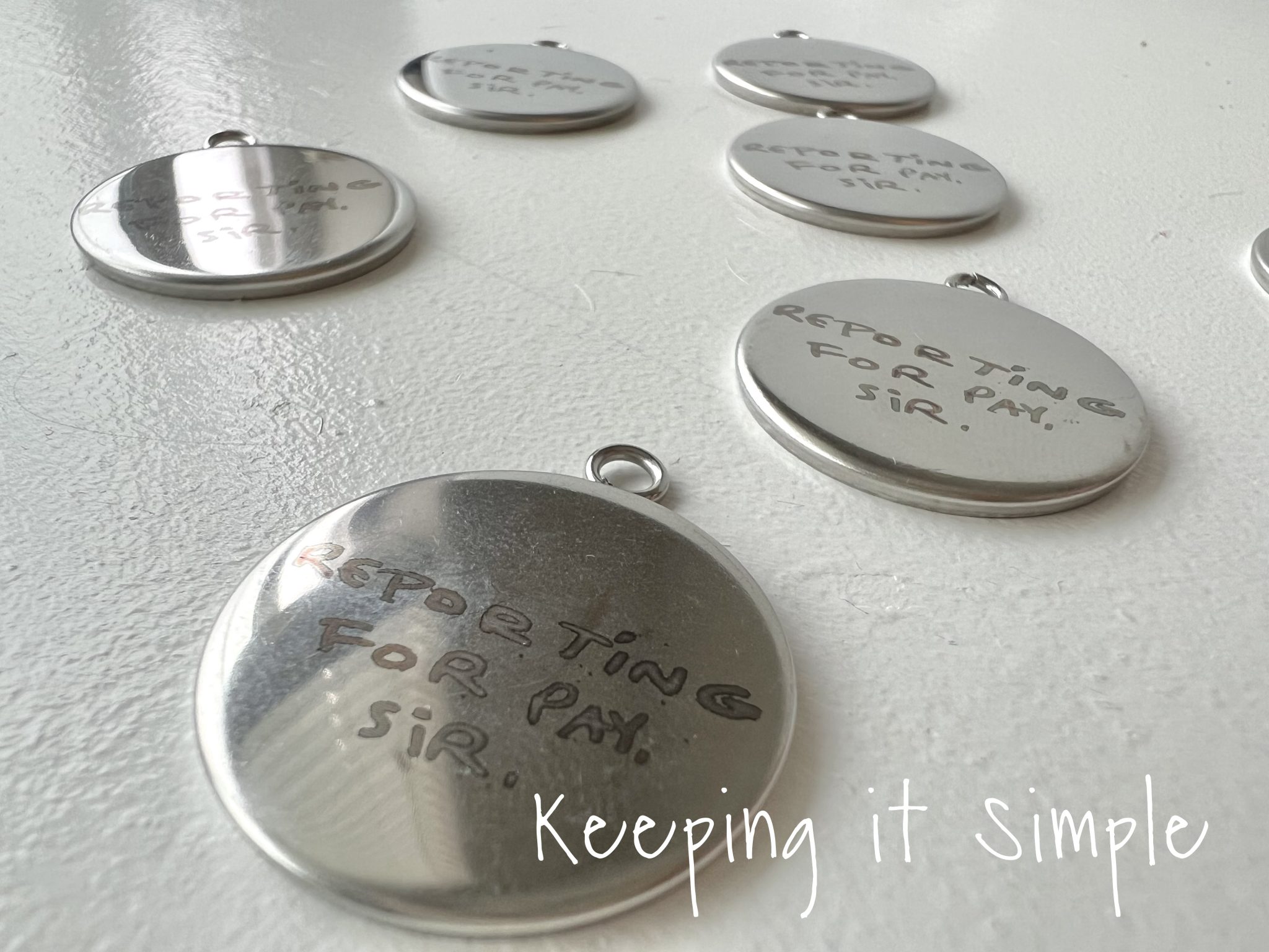 How to Engrave Handwriting onto Metal with a xTool - Keeping it Simple