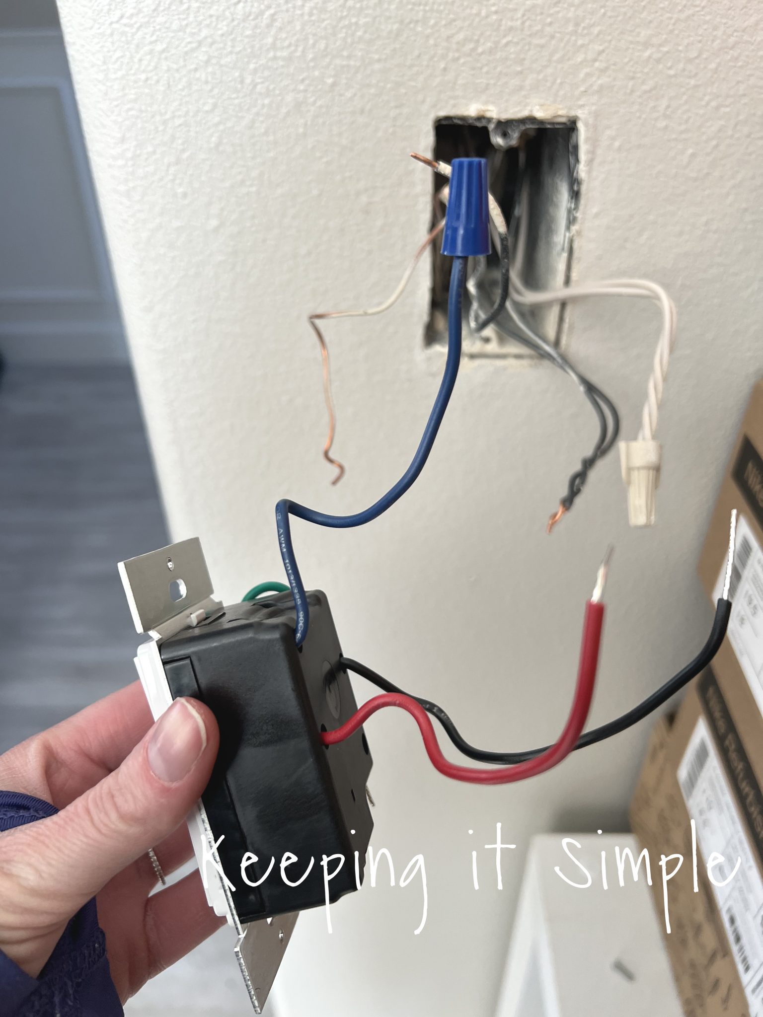 How to Install a Dimmable Light with Dimmer Light Switch - Keeping it ...