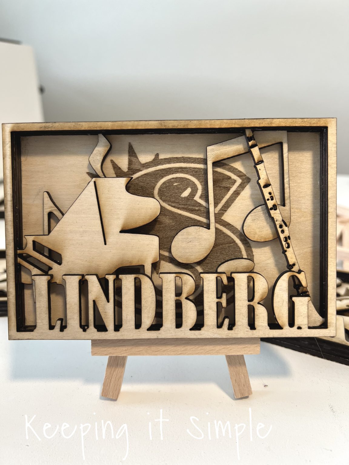 How to Make a Layered Wood Sign with xTool M1 - Keeping it Simple