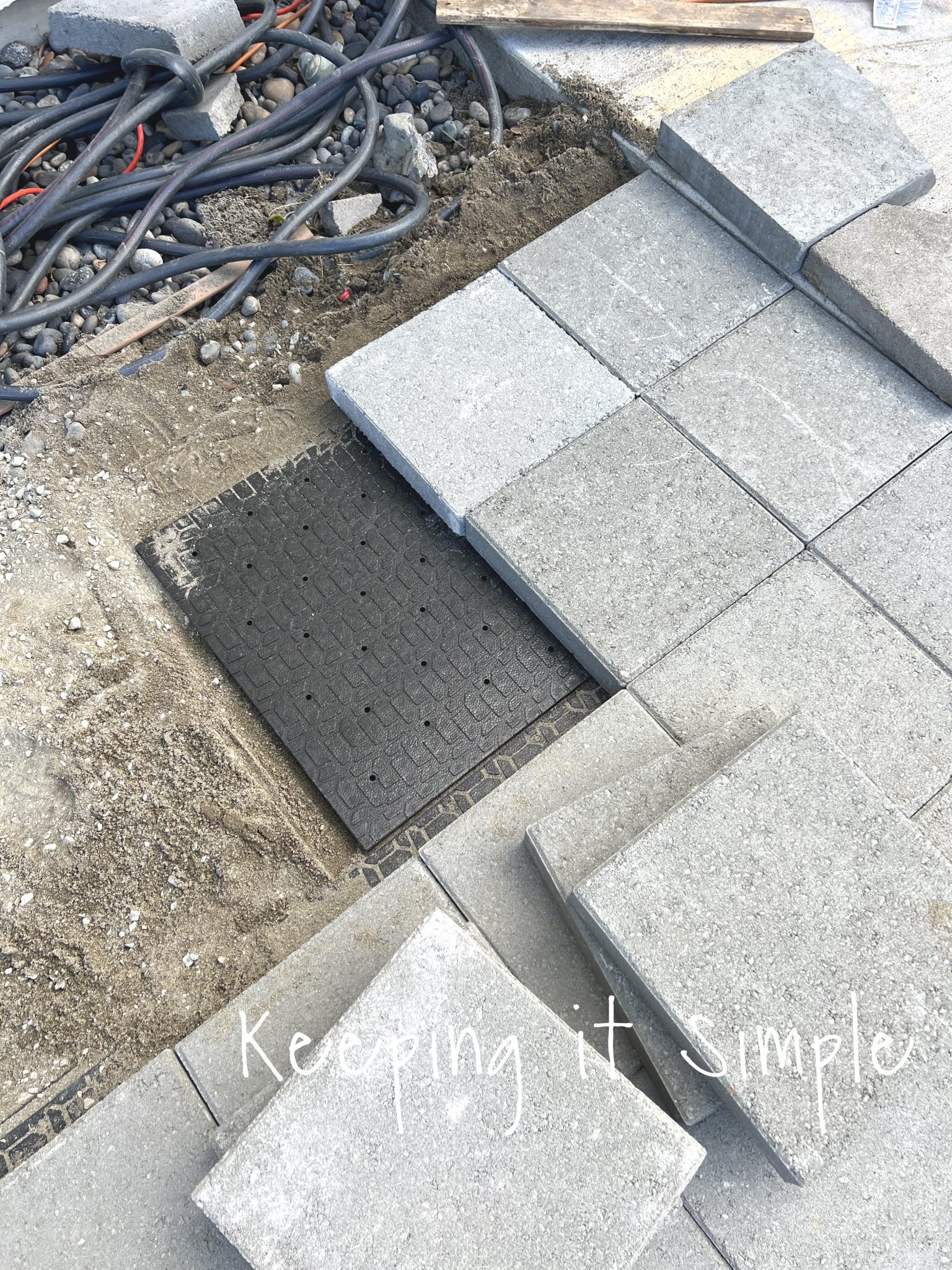 How to Build a DIY Backyard Patio with Pavers - Keeping it Simple