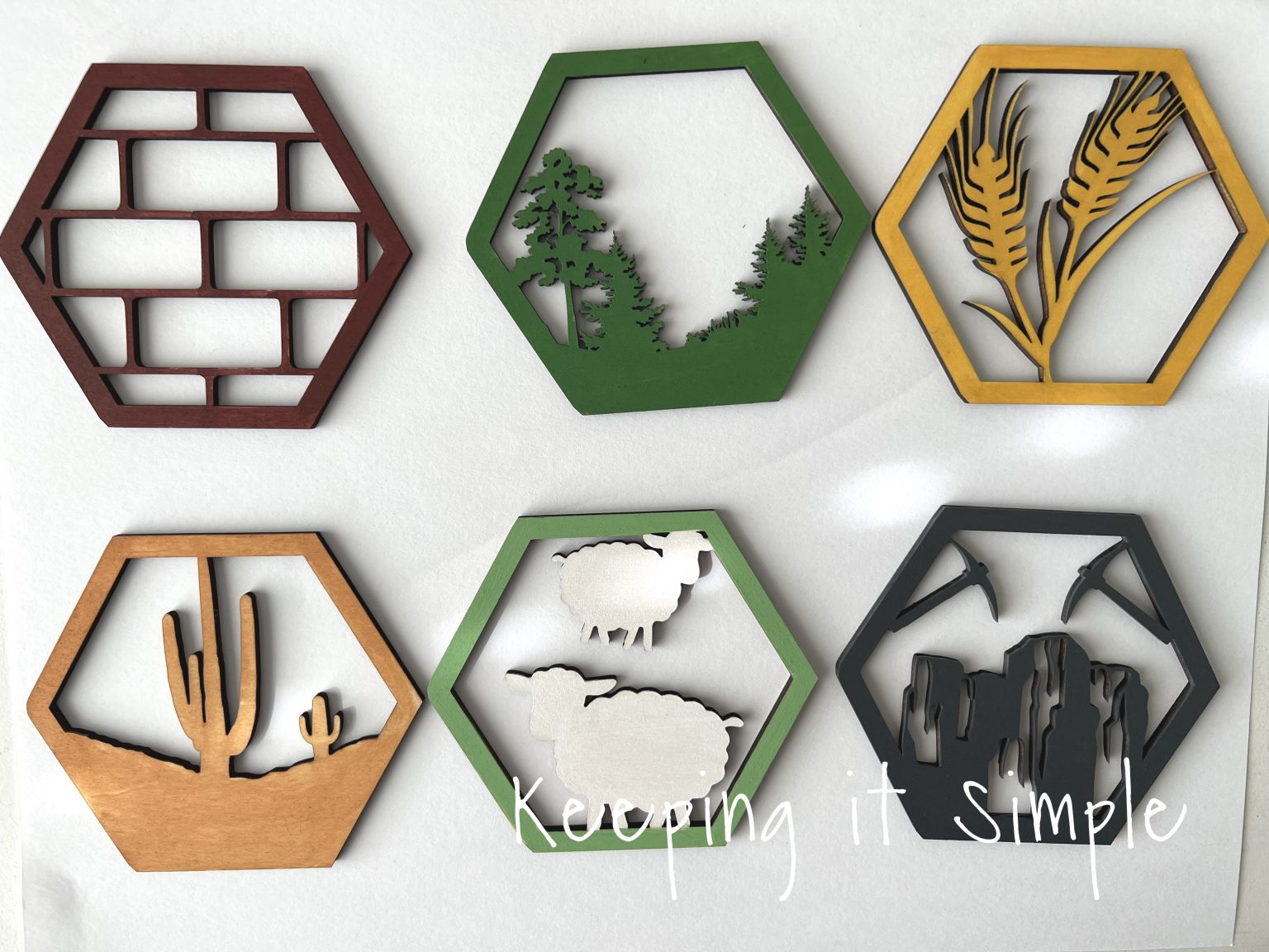 DIY Wood Settlers of Catan Board Made with xTool M1 - Keeping it Simple