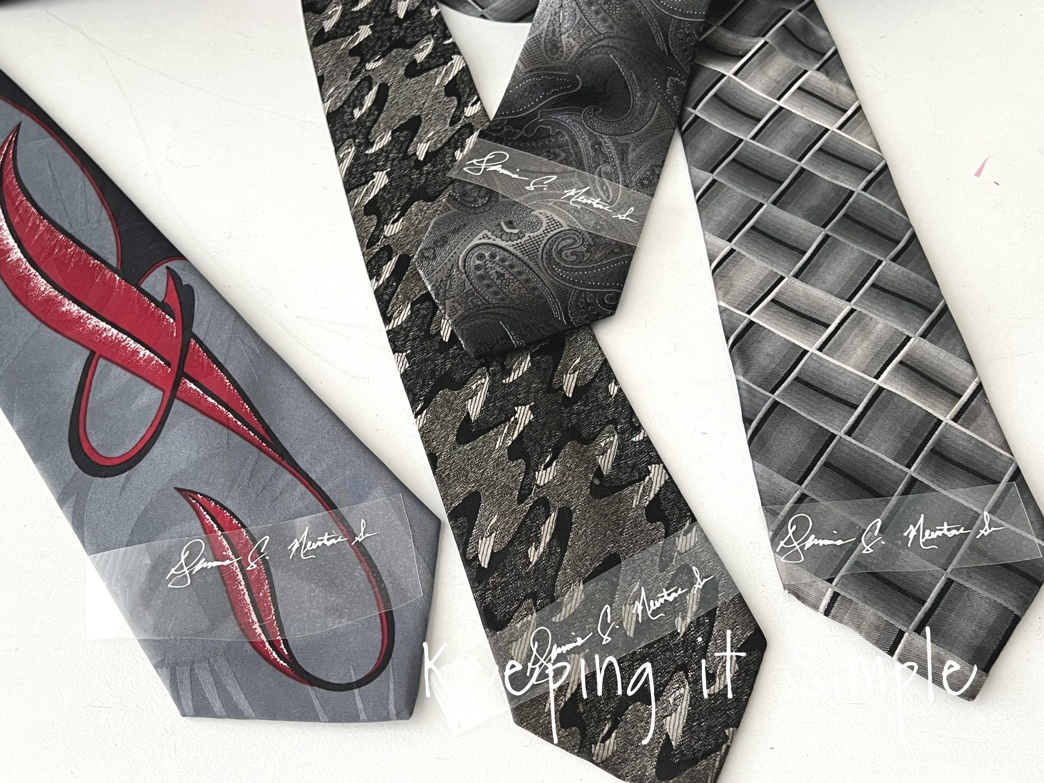 Engraved Wooden Tie Holder- Father's Day Gift Idea • Keeping it Simple