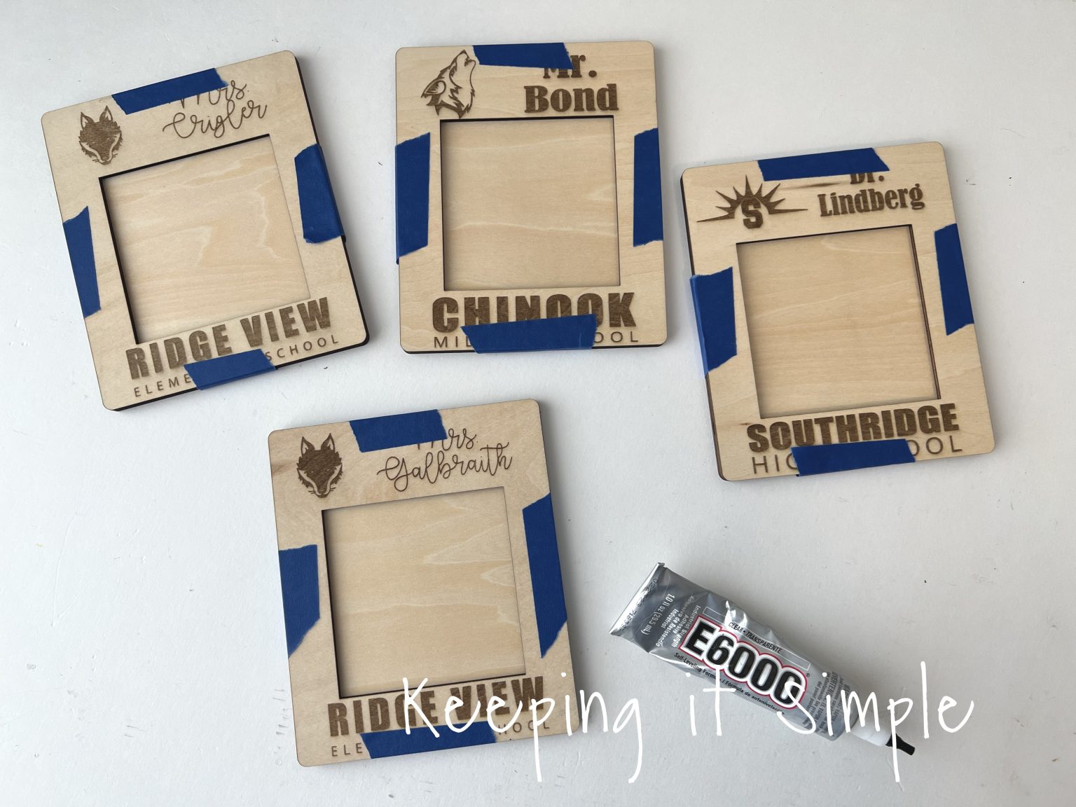 Easy Teacher Gift Idea- Wooden Post It Note Holder Made with xTool ...