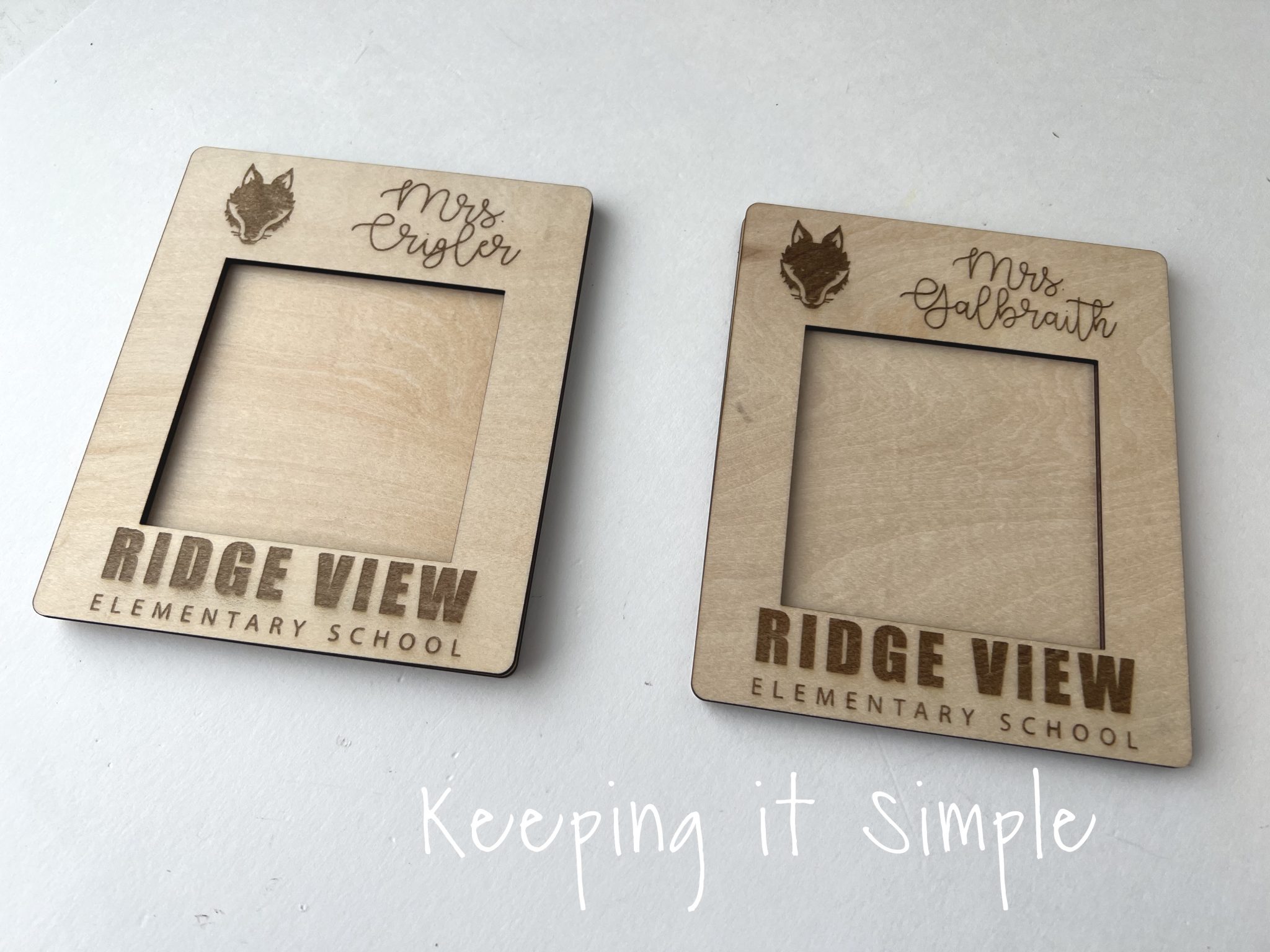 Easy Teacher Gift Idea- Wooden Post It Note Holder Made with xTool ...