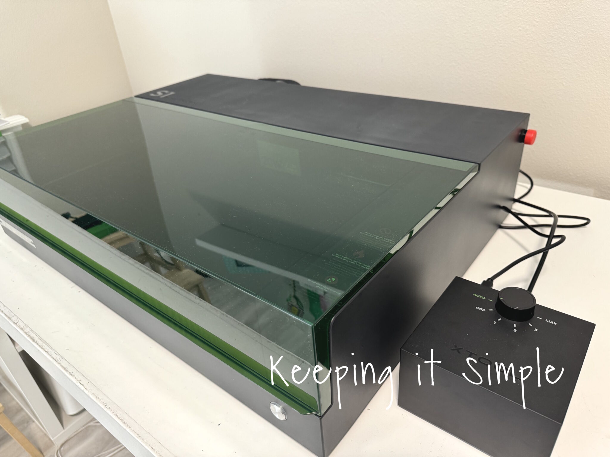 How to Set up the xTool S1 Enclosed Diode Laser Cutter - Keeping it Simple