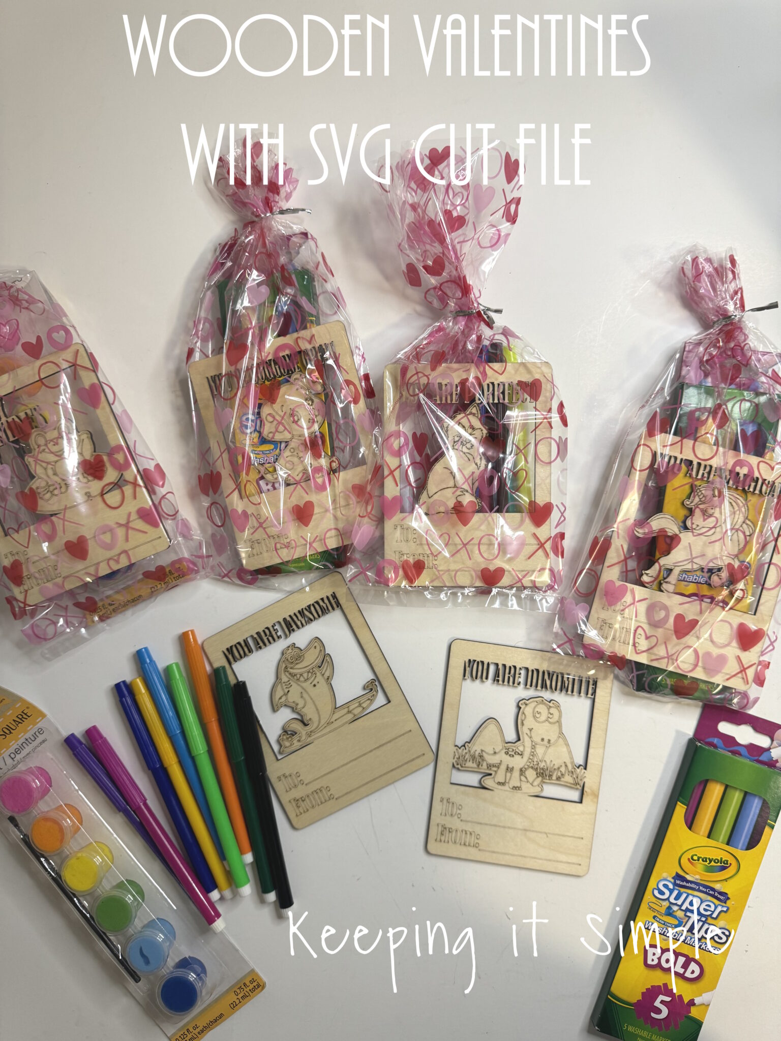 Laser Cutter Wooden Valentines made with xTool S1 with Free SVG Cut ...